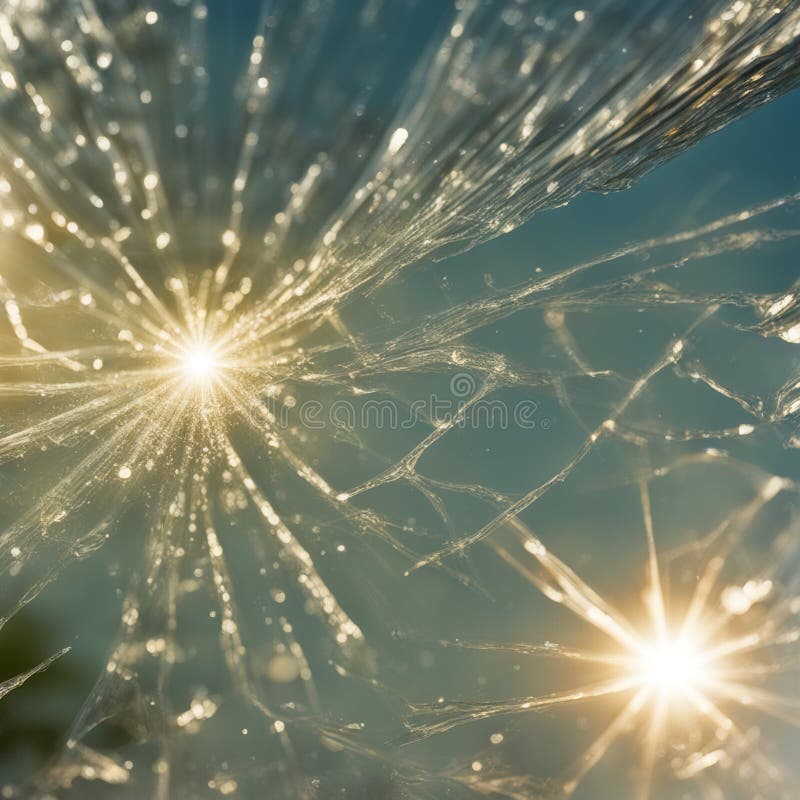 Generated by Artificial Intelligence. Abstract Background. Broken Glass ...