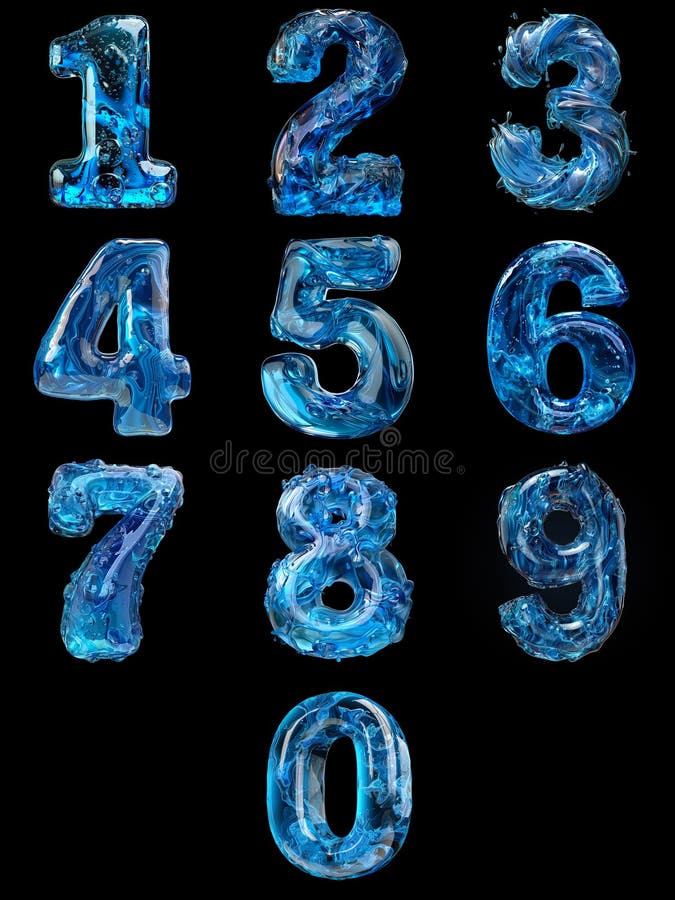 Numbers Liquid Stock Illustrations – 3,057 Numbers Liquid Stock ...