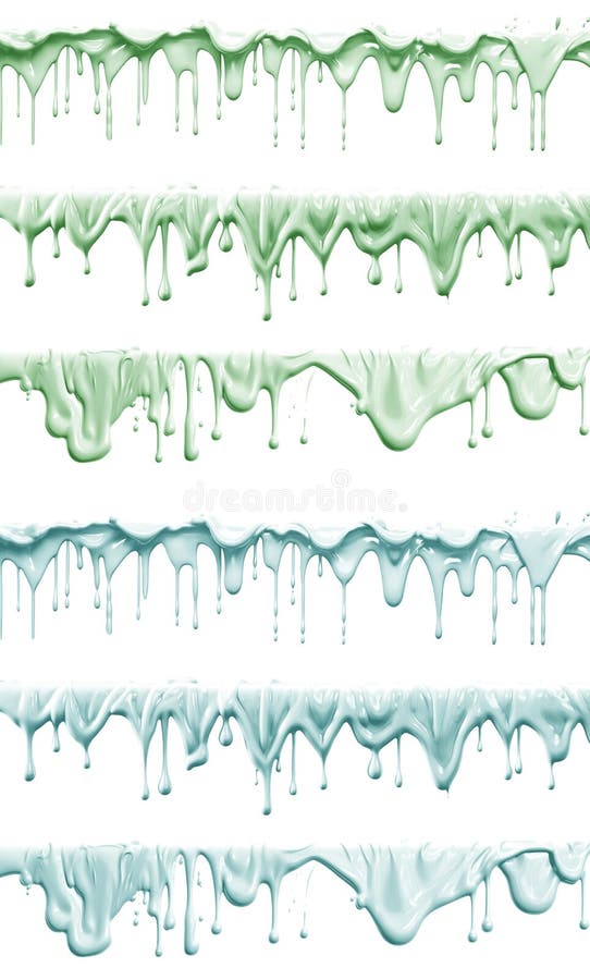 Melting or Dripping Smiles. Vector Happy Doodle Smile Collection ...