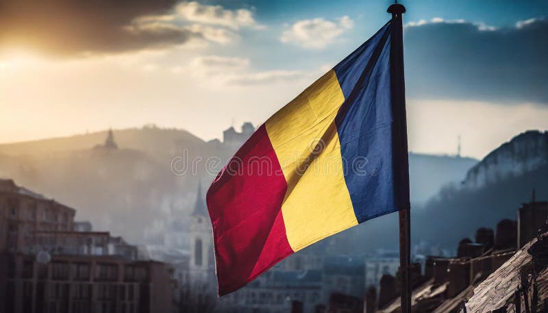 Flag of Romania - Romanian Flag Stock Illustration - Illustration of ...