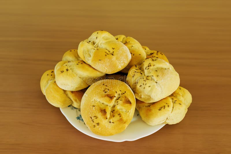 Fresh crispy buns stock photo. Image of deli, bake, pastry - 315497708