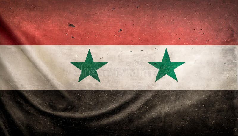 Syria Flag. the National Flag of Syria Stock Illustration ...
