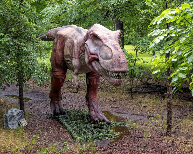 Tyrannosaurus Rex Dinosaur Sculpture on Display at the Fort Worth ...