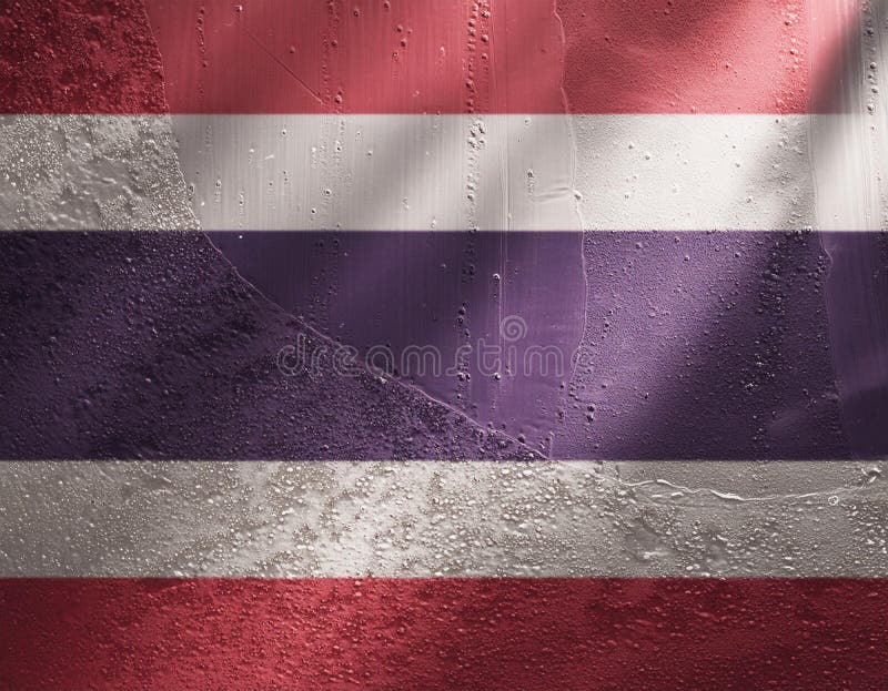 Thailand Flag. the National Flag of Thailand Stock Illustration ...