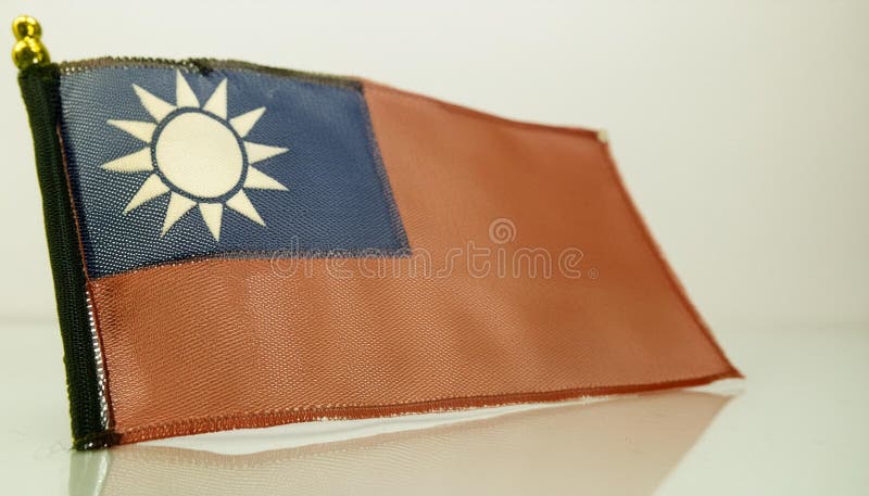 Taiwan Flag. the National Flag of Taiwan Stock Illustration ...