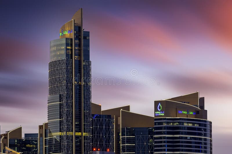 Qatar Energy (Qatar Petroleum) Head Office. Editorial Image - Image of ...