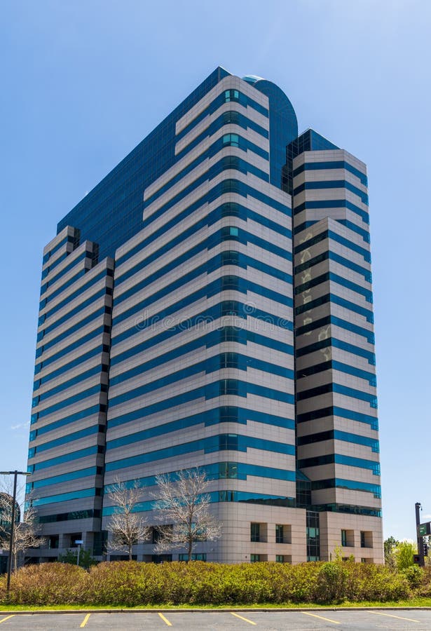 Highrise Office Buildings in the Denver, Colorado Stock Photo - Image ...