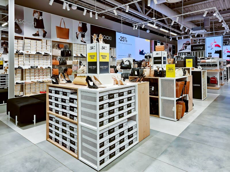 A Large Fashionable Sportswear Store Sportmaster in a Shopping Center ...