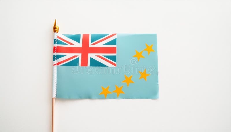Tuvalu Flag. the National Flag of Tuvalu Stock Illustration ...