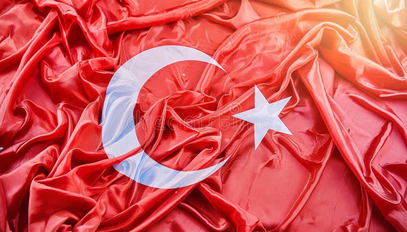 Turkey Flag. the National Flag of Turkey Stock Illustration ...