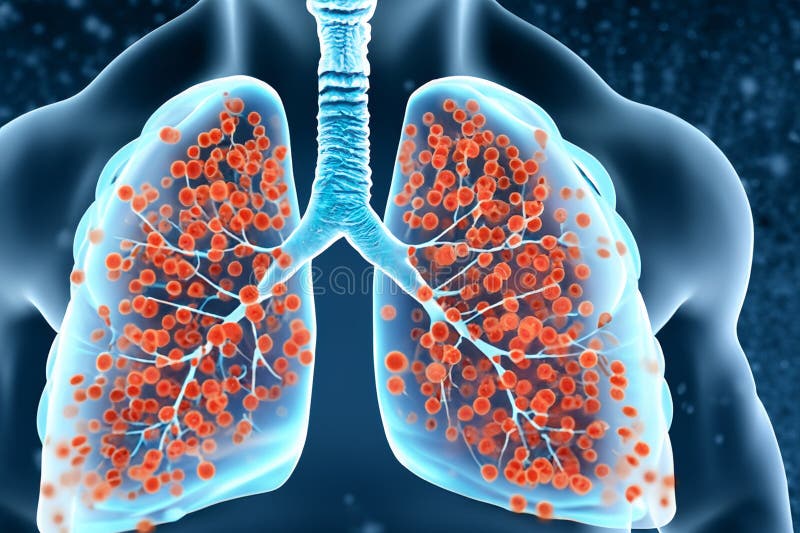 Lungs. Pertussis. Whooping Cough. Bordetella Pertussis. Lungs with ...