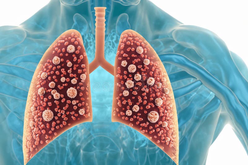 Lungs. Pertussis. Whooping Cough. Bordetella Pertussis. Lungs with ...