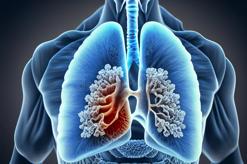 Lungs. Pertussis. Whooping Cough. Bordetella Pertussis. Lungs with ...