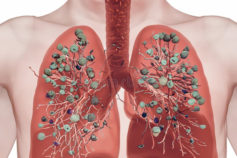 Lungs. Pertussis. Whooping Cough. Bordetella Pertussis. Lungs with ...