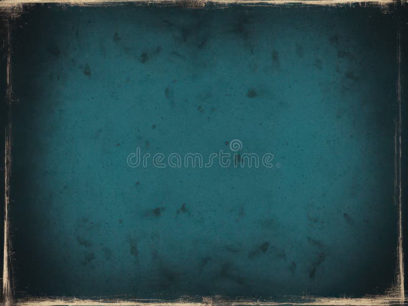 Gritty Grunge Blue Texture Background with Vignette and Aged Appearance ...