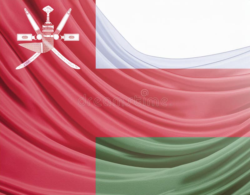 Oman Flag. the National Flag of Oman Stock Image - Image of middle ...