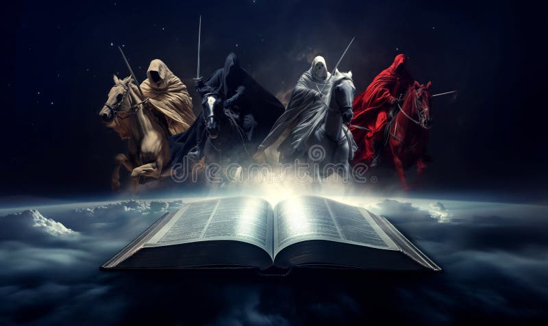 Four Horsemen of the Apocalypse - White for Conquest, Red for War ...