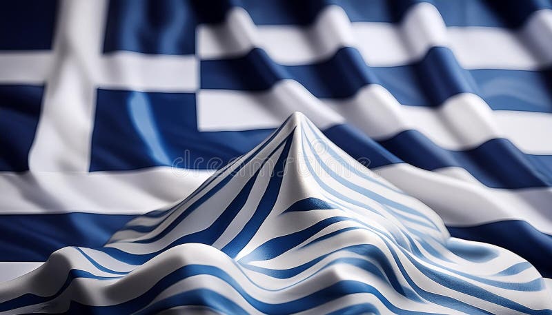 Flag of Greece stock illustration. Illustration of sign - 319800300