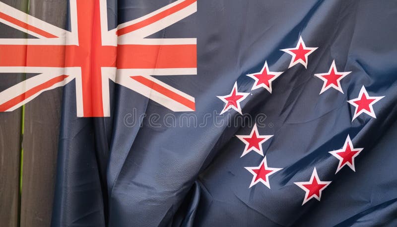Flag of New Zeland stock image. Image of waving, zeland - 319952775