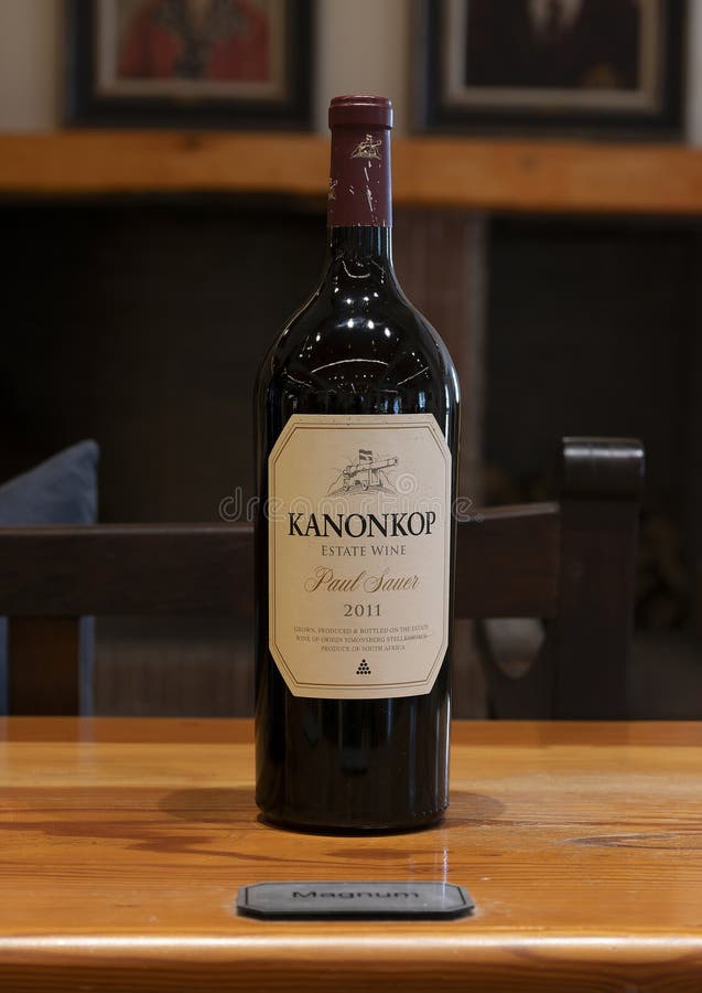 Magnum of Kanonkop Estate Wine, at Kanonkop Estate, a Winery in the ...