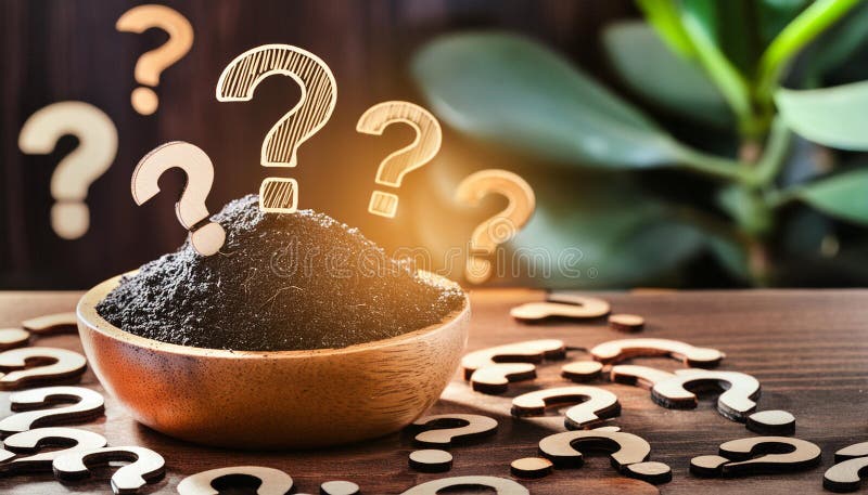 Question Mark Heap on Table Concept for Confusion, Question or Solution ...