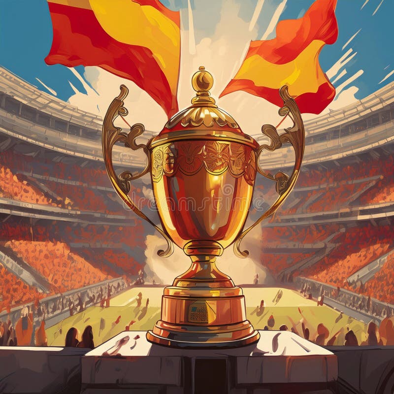 Spain Winner. Winner Concept. Spain Flag Stock Illustration ...