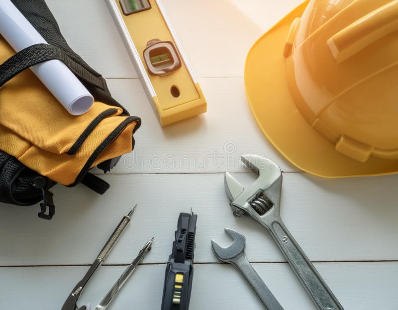 Engineer S Essential Tools: Precision and Innovation at Work Stock ...