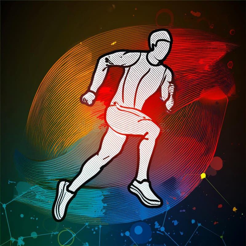 Athletics. Sport of Athletics. Running Track. Olympic Games. Generative ...