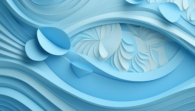 Simple Light Blue Computer Banner from Vector. Stock Illustration ...