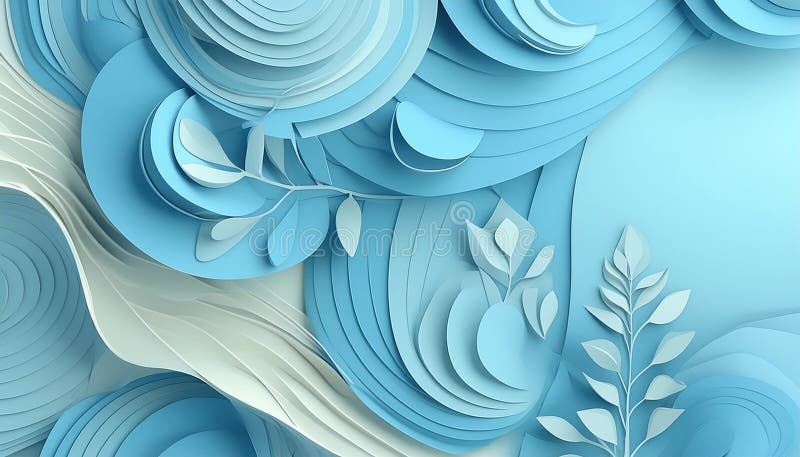 Simple Light Blue Computer Banner from Vector. Stock Illustration ...