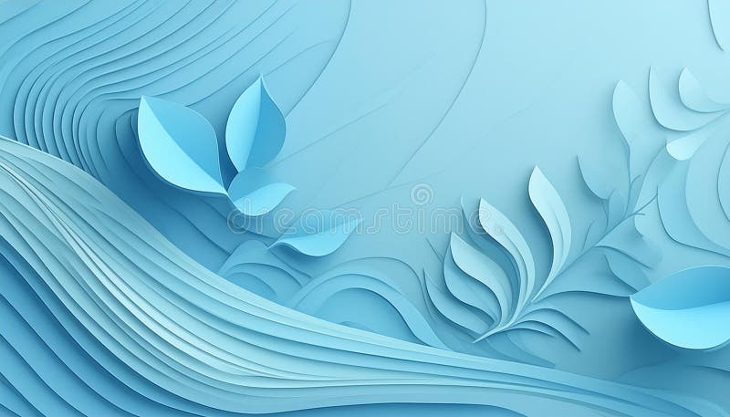 Simple Light Blue Computer Banner from Vector. Stock Illustration ...