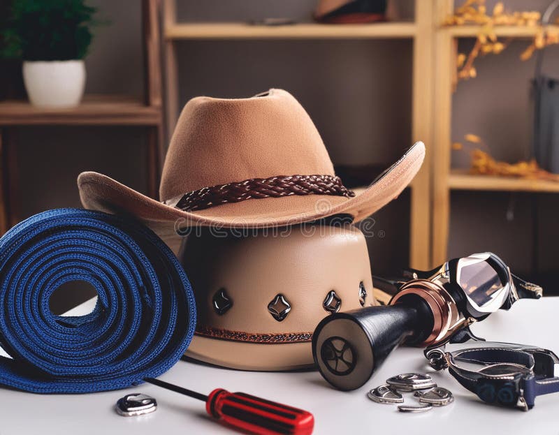 Cowboy Essentials: Tools for Mastering the Range Stock Illustration ...