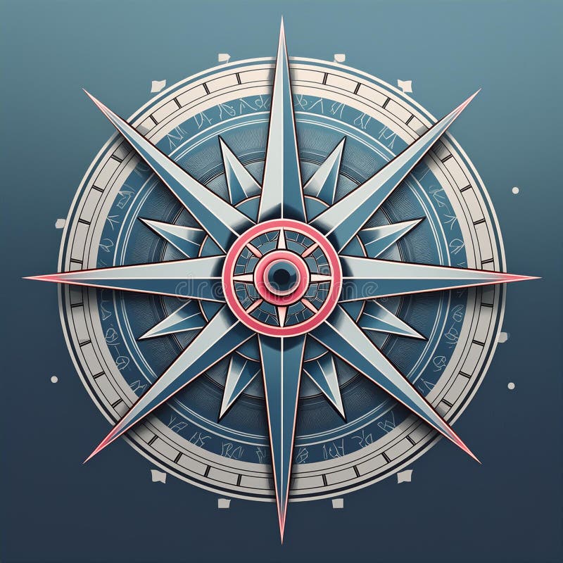 144 Marine Navigation Compass Vector Drawing Stock Photos - Free ...