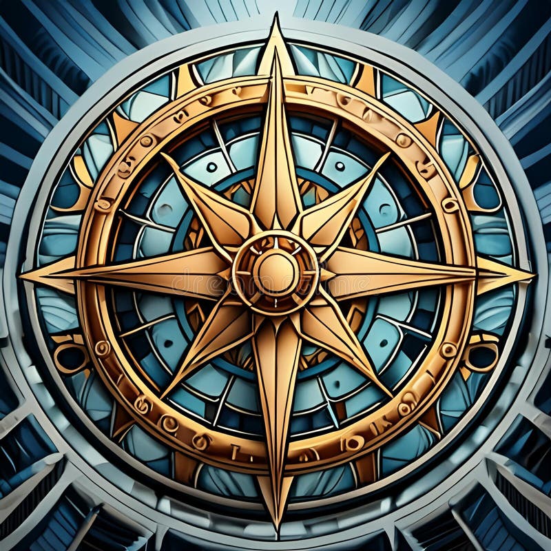 144 Marine Navigation Compass Vector Drawing Stock Photos - Free ...