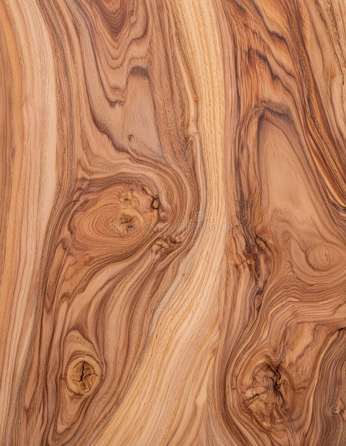 Olive Wood Slab Texture, Background or Wallpaper. Stock Illustration ...