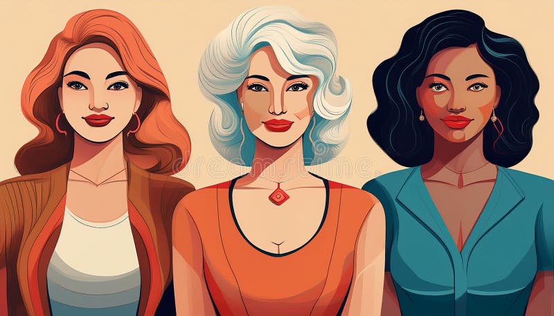 Influential Portraits Stock Illustrations – 75 Influential Portraits ...