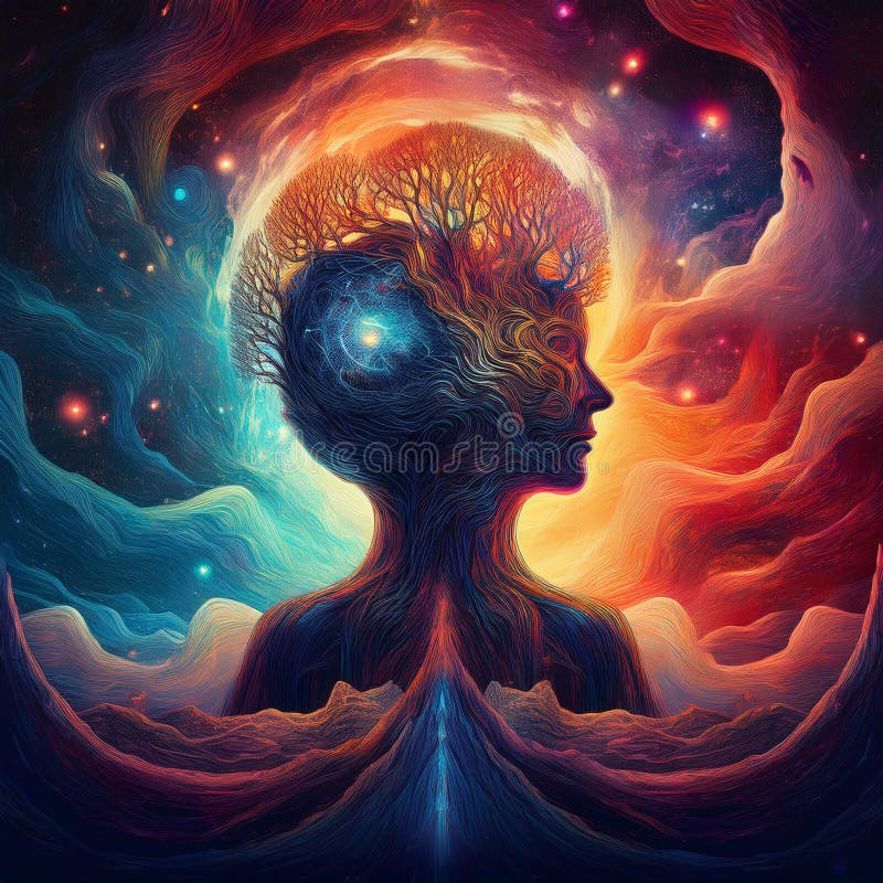 Visualization and Processing of the Unconscious Stock Illustration ...