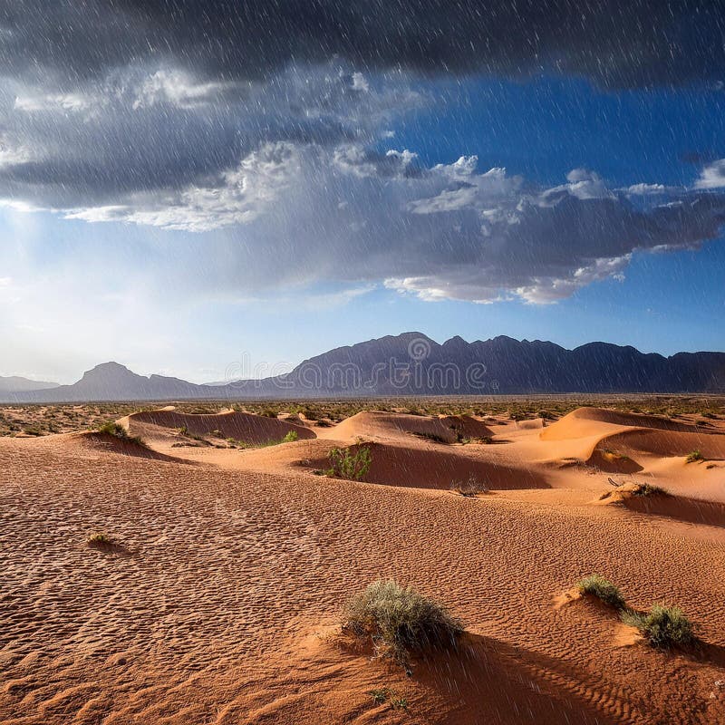 A Week of Heavy Rain is Coming in the Sahara Desert. Generative AI ...