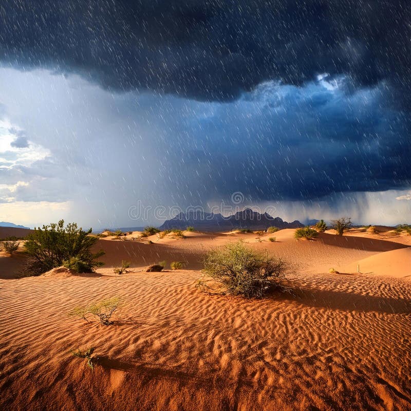 A Week of Heavy Rain is Coming in the Sahara Desert. Generative AI ...