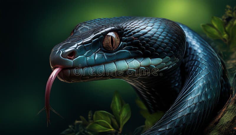 Mamba Portrait Stock Illustrations – 167 Mamba Portrait Stock ...