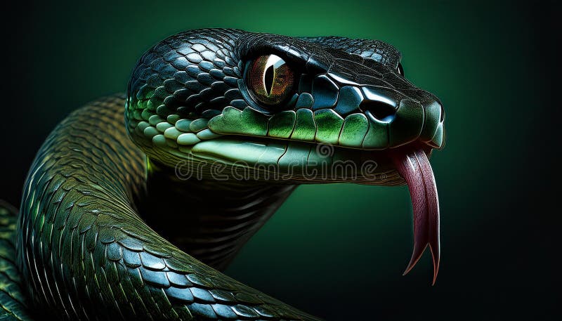 Mamba Portrait Stock Illustrations – 167 Mamba Portrait Stock ...