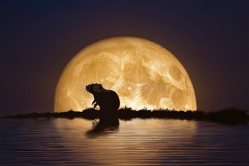 Beaver Moon. Full Moon. Beaver Full Moon. 15 November 2024. Generative ...