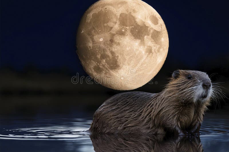 Beaver Moon. Full Moon. Beaver Full Moon. 15 November 2024. Generative ...