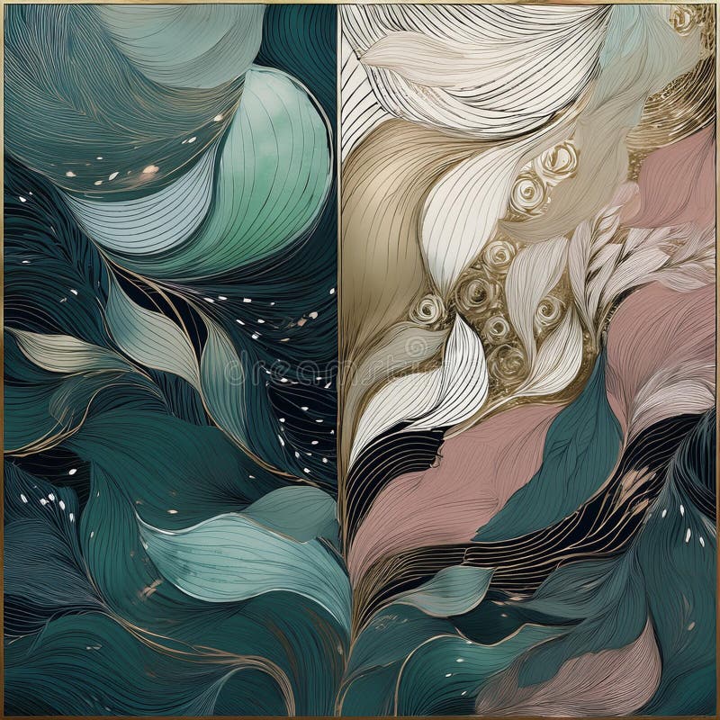 Textural Tapestry: a Study of Surfaces Stock Illustration ...