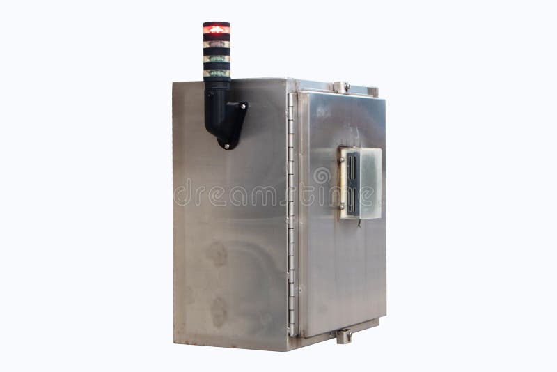 Explosion Proof Junction Box Aluminum Isolated on White Background ...