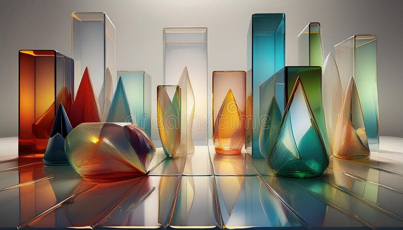 Prismatic Perceptions stock illustration. Illustration of creating ...