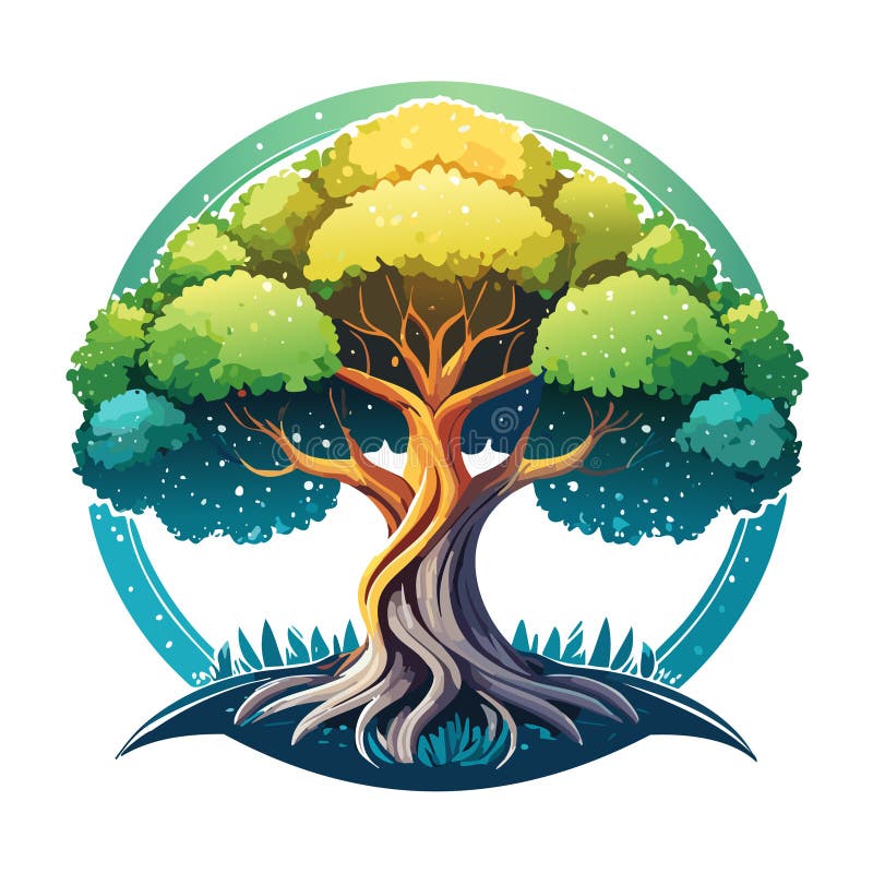 Abstract Tree Logo Stock Illustrations – 166,522 Abstract Tree Logo ...
