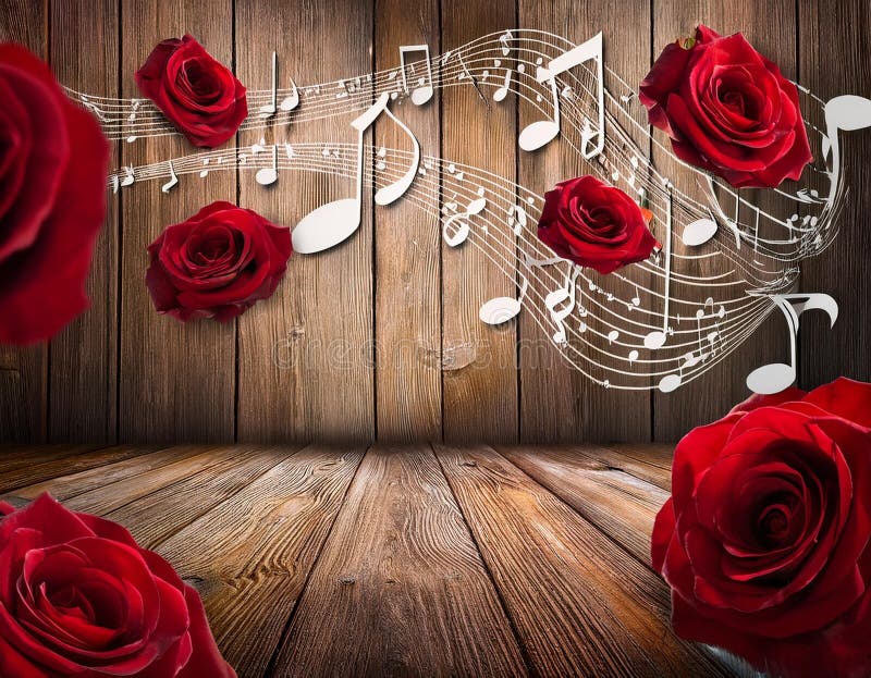 Romance in Notes stock illustration. Illustration of notes - 338369291