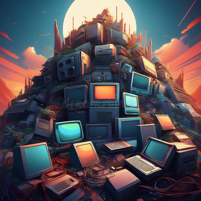 Growing E Waste Crisis Stock Illustrations – 9 Growing E Waste Crisis ...