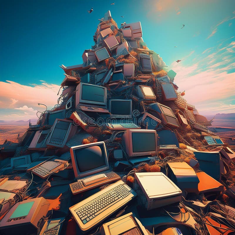 The Growing Crisis of Plastic Pollution in the Ocean Stock Illustration ...